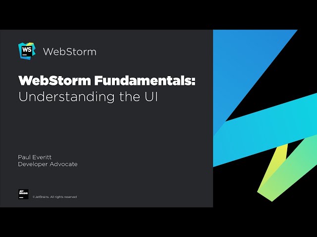 Learn WebStorm