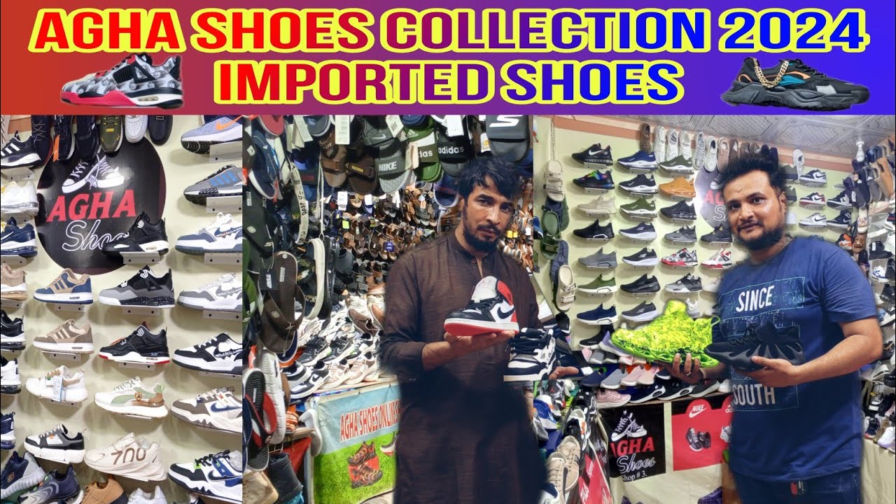 Imported Shoes Collection | Agha Shoes | Karachi Shoes Market - YouTube