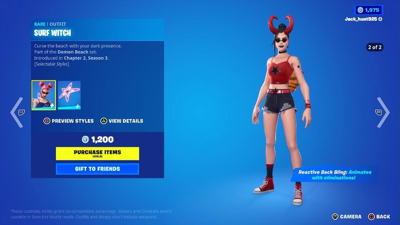 Fortnite Item Shop 22nd June *New* Chapter 2 Style Skins!!! - YouTube