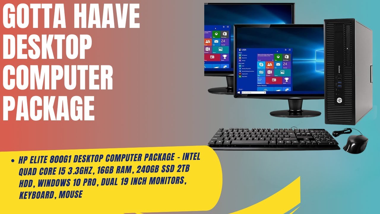 HP Elite 800G1 Desktop Computer Package Review - Powerful Setup with ...