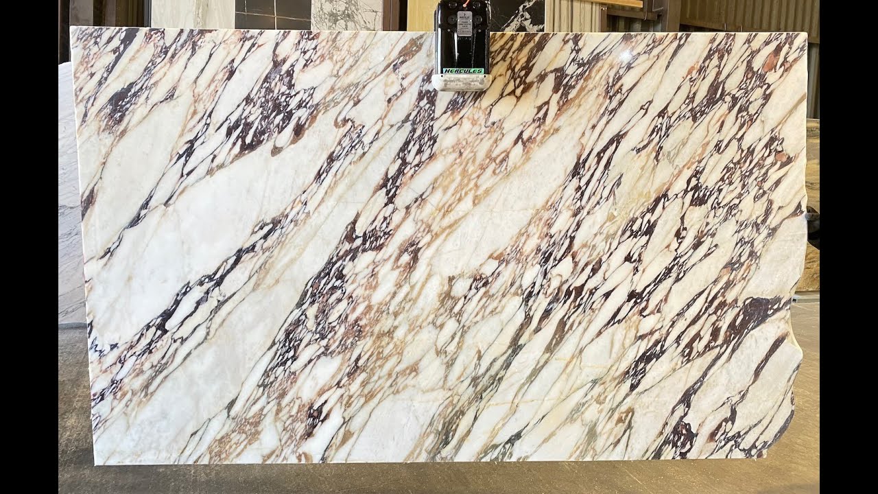 Calacatta Viola Oro Marble Slabs - YouTube