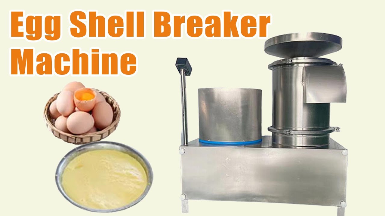 Automatic Egg Breaking Machine for Getting Clean Egg Liquid丨Egg Knocker ...