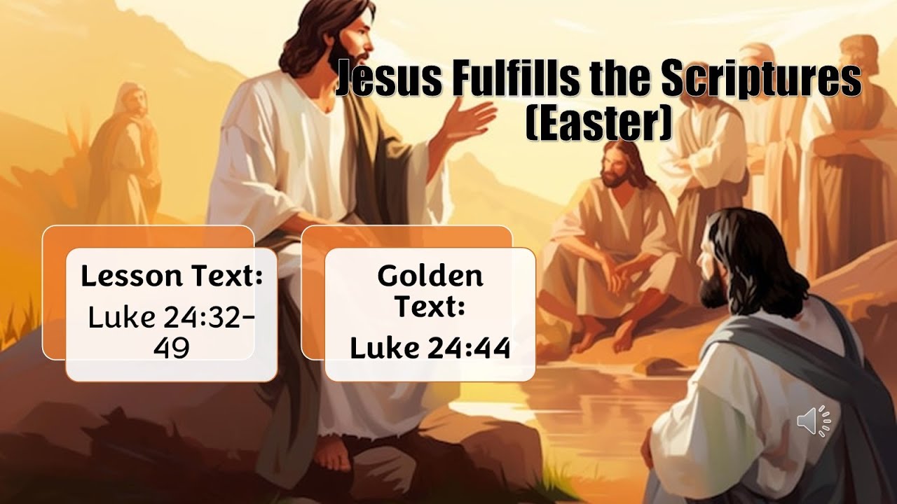 Jesus Fulfills the Scriptures (Easter) - YouTube