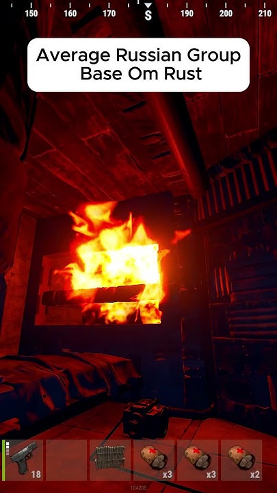 Russian base on rust #rust #rustpvp #rustconsole #rustgame #rustraid #rustclips #rustshorts ...