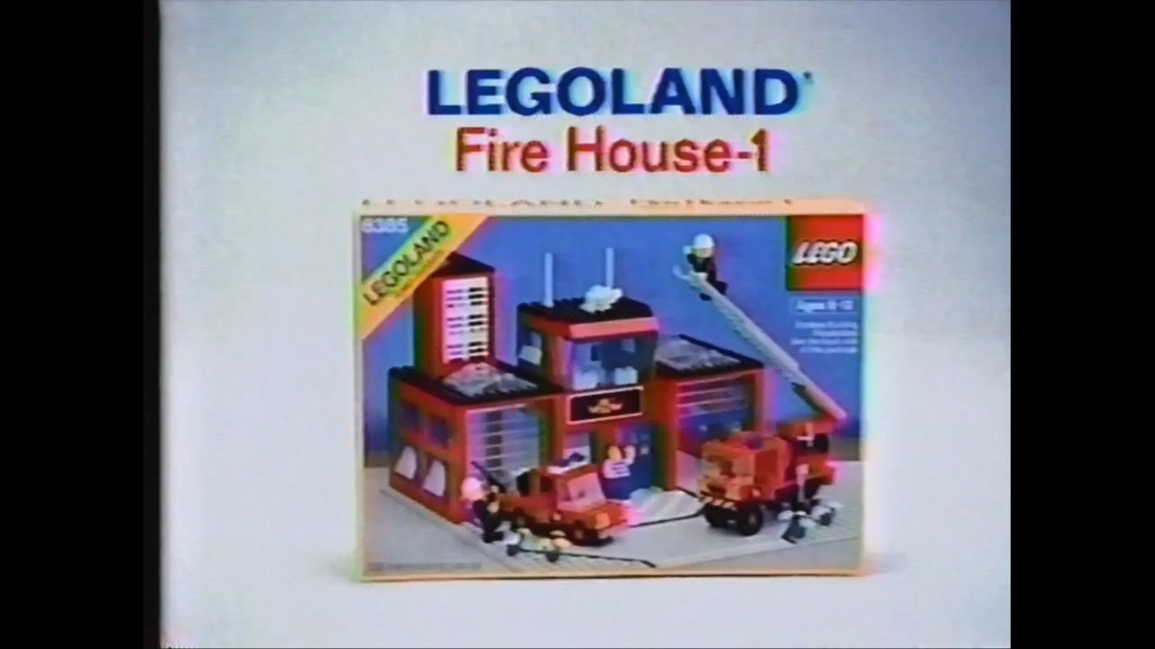 Legoland (Lego) Fire House-1 ad from 1985/86? - YouTube