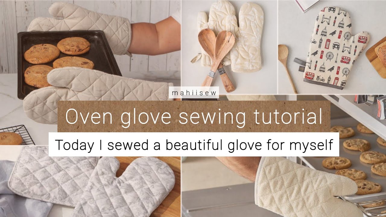 DIY Oven glove | How to sew oven glove at home ? 🤎 - YouTube