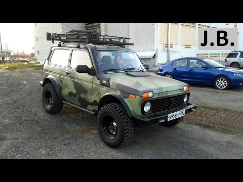 Tuning of Lada 4x4 NIVA, Ranger style - YouTube