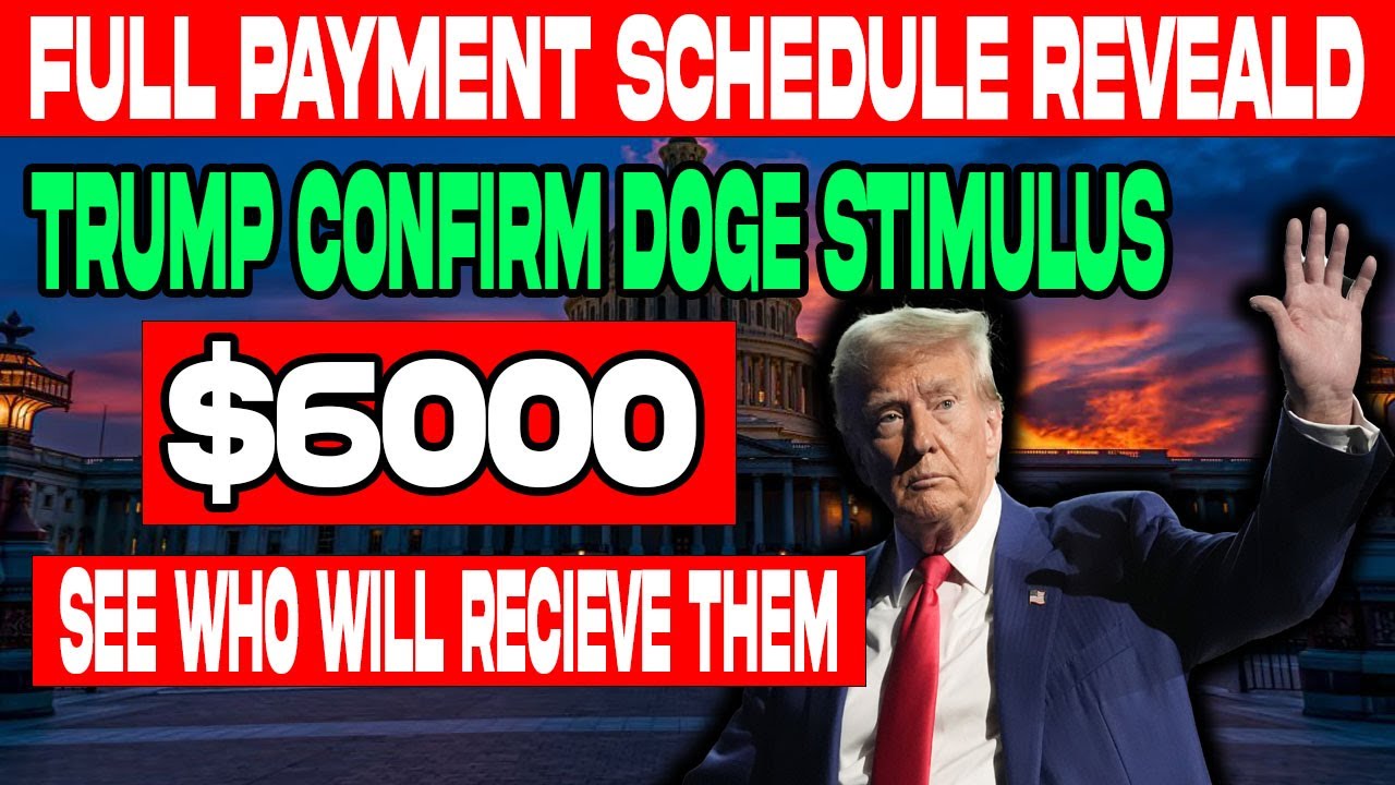 $6,000 DOGE Stimulus Checks Coming Soon! See Who Will Receive Them ...