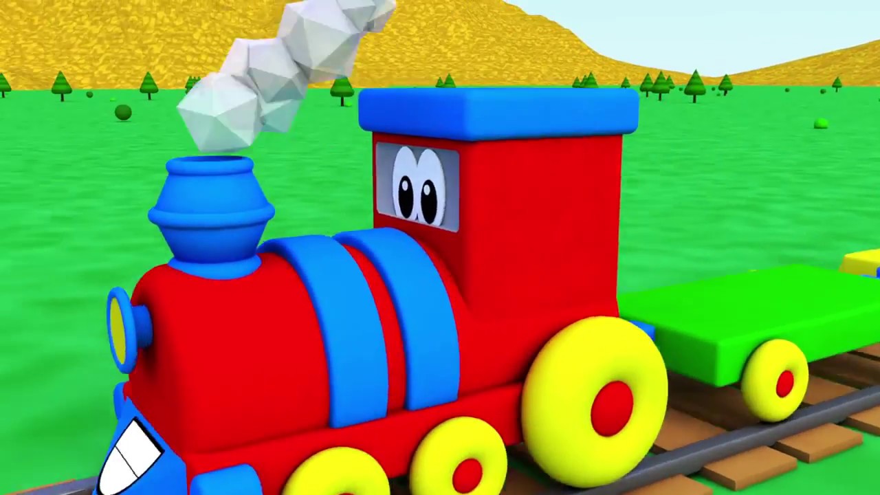123kidstv ANIMAL TRAIN Learning for kids - YouTube