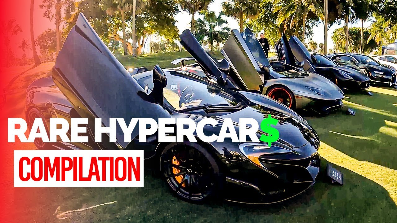 RAREST SUPERCARS IN THE WORLD!! EXCLUSIVE HYPERCAR EVENT IN MIAMI ...