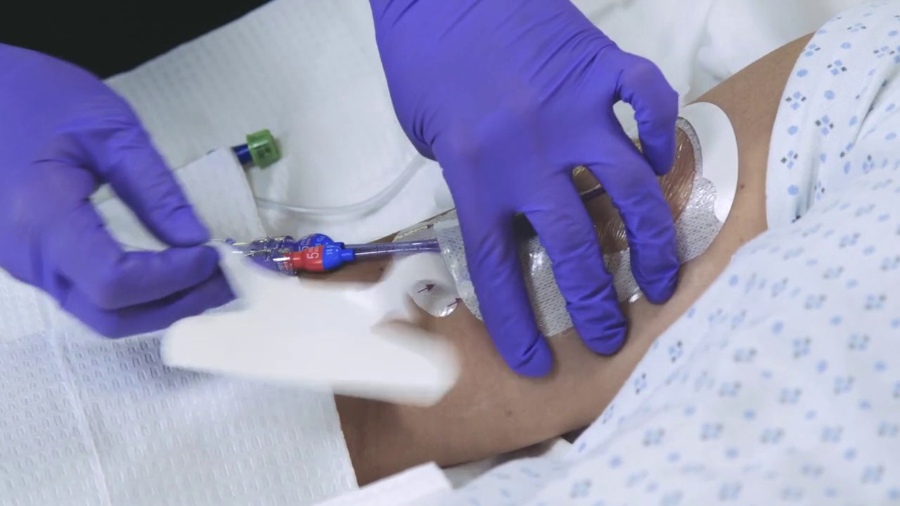 PICC CVC Device 1837-2100 for PICC Application Video - YouTube