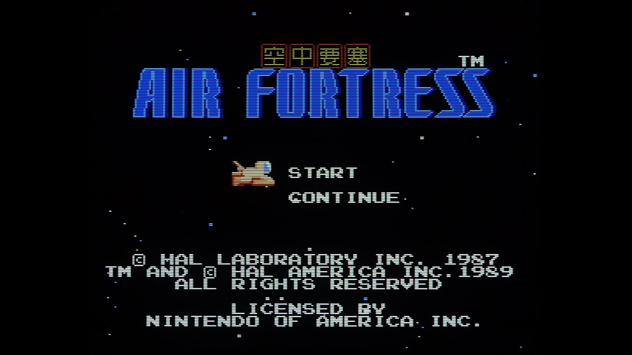 Air Fortress Intro (NES) - Sony BVM-D32 (Reference CRT Monitor) - YouTube