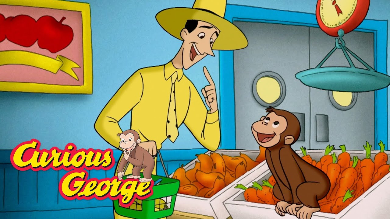 George's favorite restaurant 🍝 Curious George 🐵 Kids Cartoon 🐵 Kids ...