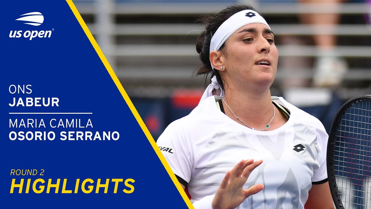 Ons Jabeur vs Maria Camila Osorio Serrano Highlights | 2021 US Open ...