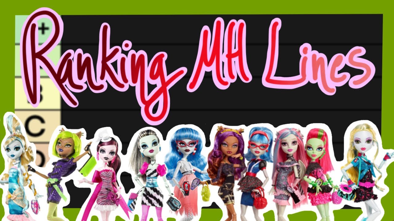 Ranking Every MH Doll Line (Emotionally) - YouTube