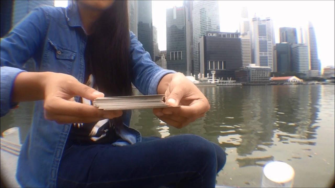 Floating Deck Magic Trick - YouTube