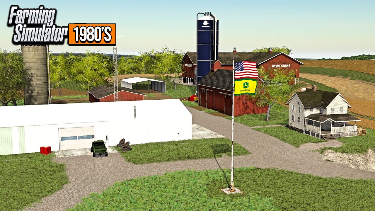 BUILDING A 1980's FARM FROM SCRATCH! (TOOK 5 HOURS) | FARMING SIMULATOR ...