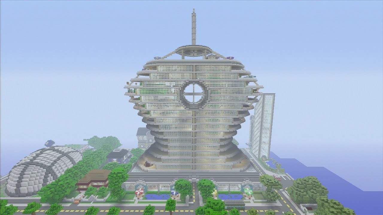 Minecraft xbox Epic Structures: SPANKLECHANK'S Strata Tower (Modern ...