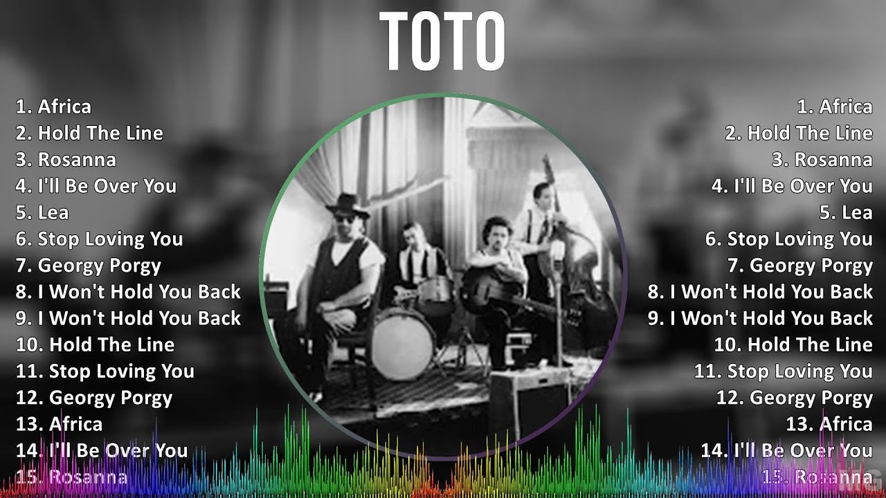 TOTO 2024 MIX Playlist - Africa, Hold The Line, Rosanna, I'll Be Over ...