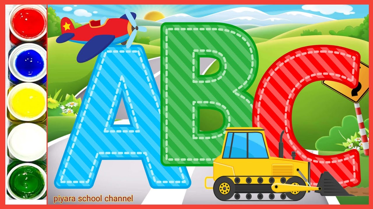 Learn Alphabet Train Song - 3D Animation Alphabet ABC Train song for ...