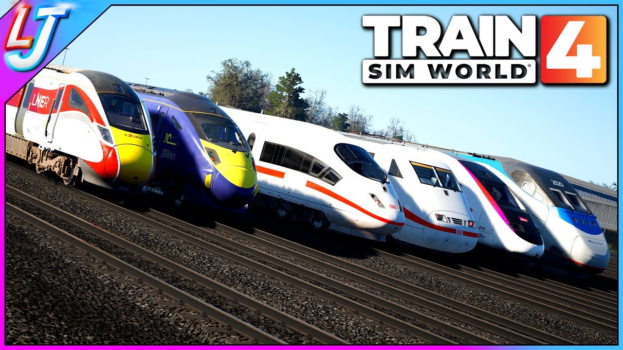 My High Speed Electric Collection | Train Sim World 4 - YouTube