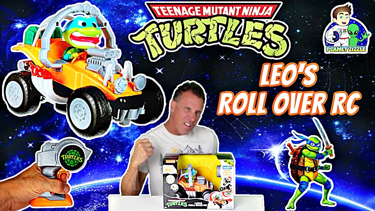 Teenage Mutant Ninja Turtles Leo's Roll Over RC - YouTube