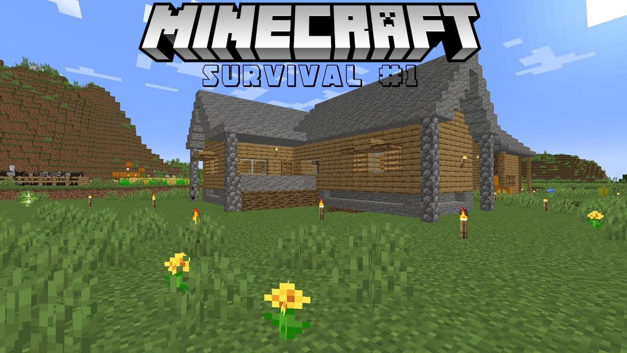 Minecraft Survival Ep.1 (Clips) - YouTube