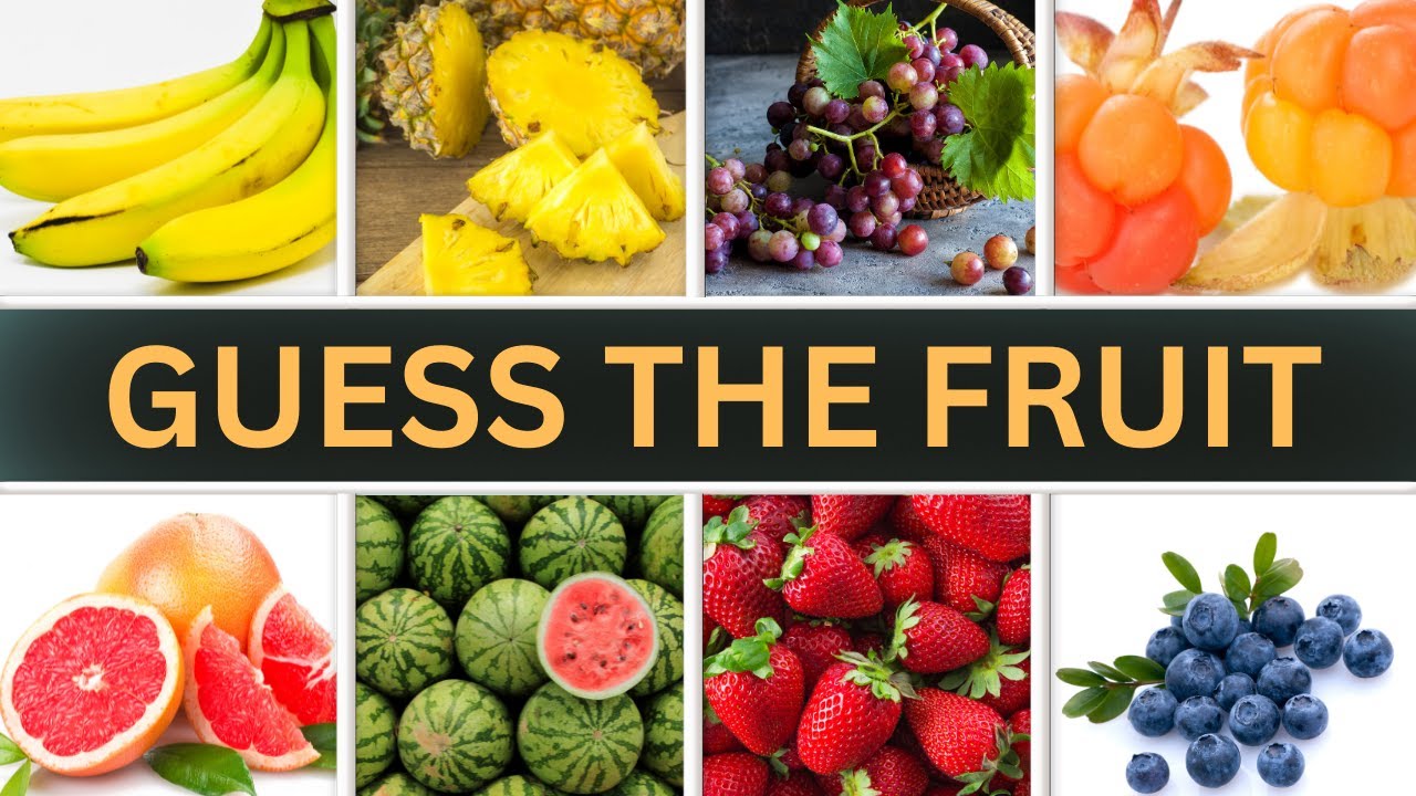 Guess The Fruit Quiz 🍌🍒🍎 | Can you guess the fruit in 5 seconds - YouTube