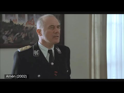 Amén (2002). Gerstein informa a un amigo que la operación muerte por compasión se canceló. [1127]