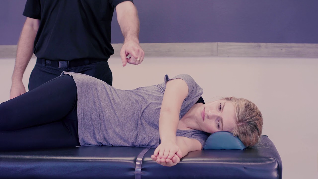 Thoracic Shoulder and Neck Exercise - Circles - YouTube