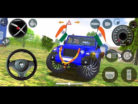 Modified Mahindra Thar😈Games:Indian Blue Thar (Gadi Wala Games) Car Game Android Game - #2026