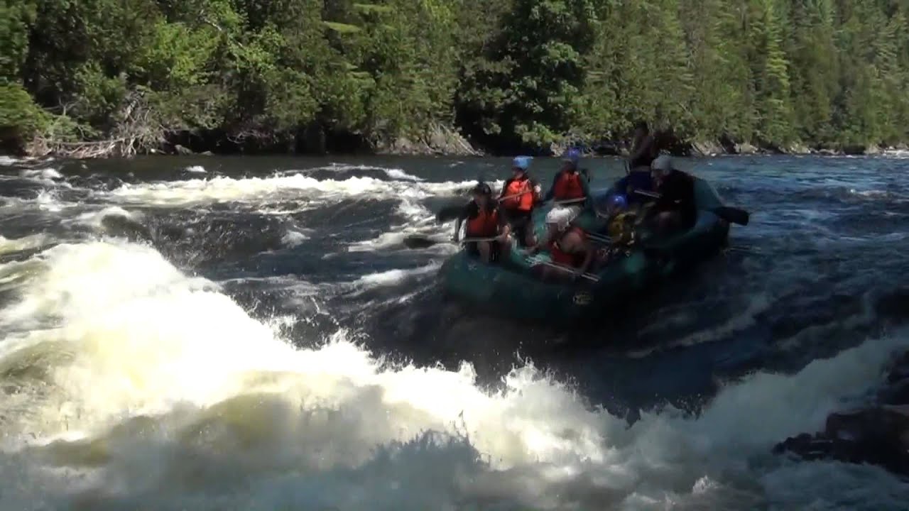 Whitewater Rafting on the Kennebec River with Three Rivers 8-1-12 - YouTube