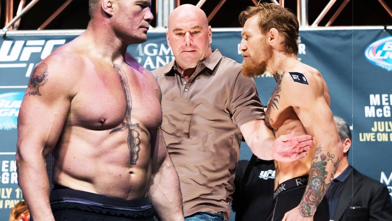 UFC - Brock Lesnar vs Conor McGregor - Winner is? - YouTube