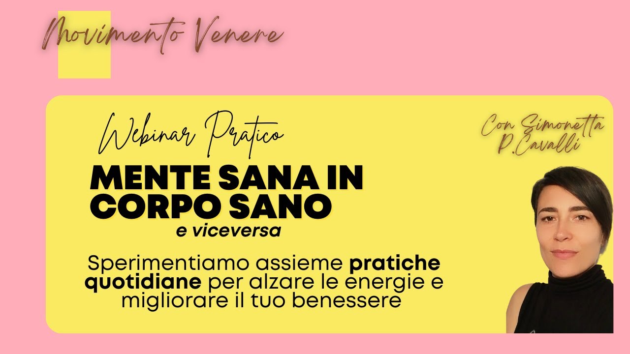 Mente Sana in Corpo sano e viceversa - YouTube