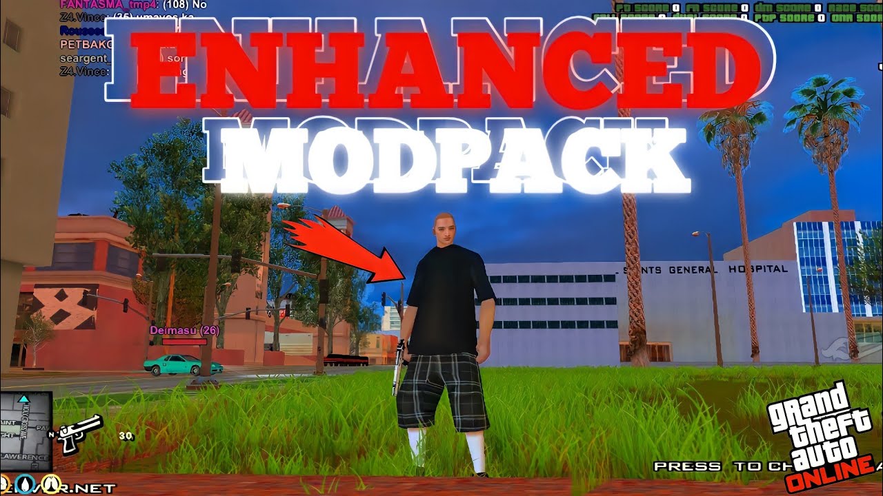 GTA SAMP REALISTIC "ENHANCED" GRAPHICS MODPACK | GTA San Andreas ...