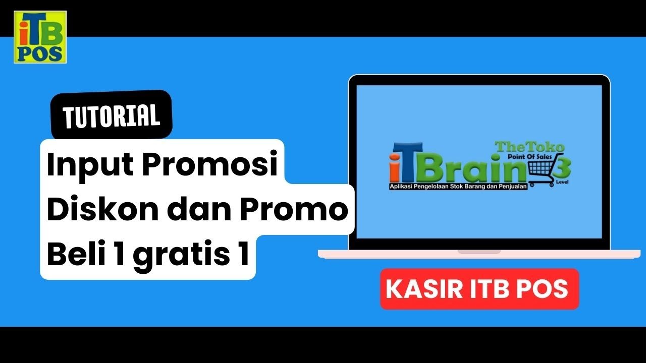 Tutorial Input Promosi DISKON dan Promo Beli 1 Gratis 1 di Aplikasi Kasir ITB POS - YouTube