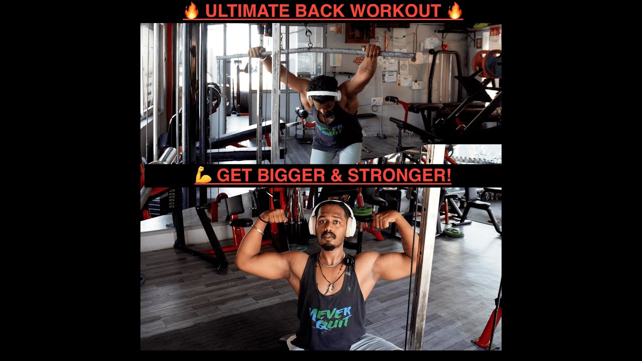 🔥 ULTIMATE BACK WORKOUT – Build a Bigger & Stronger Back! 💪 (MUST-TRY ...