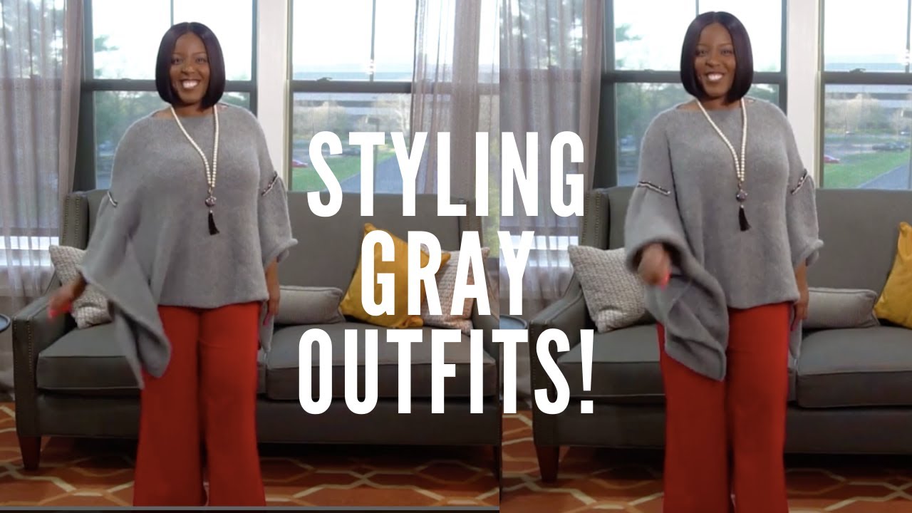 Gray Outfit Ideas! | Fall Fashion Lookbook 2020 | 4 Tip on What to Wear ...