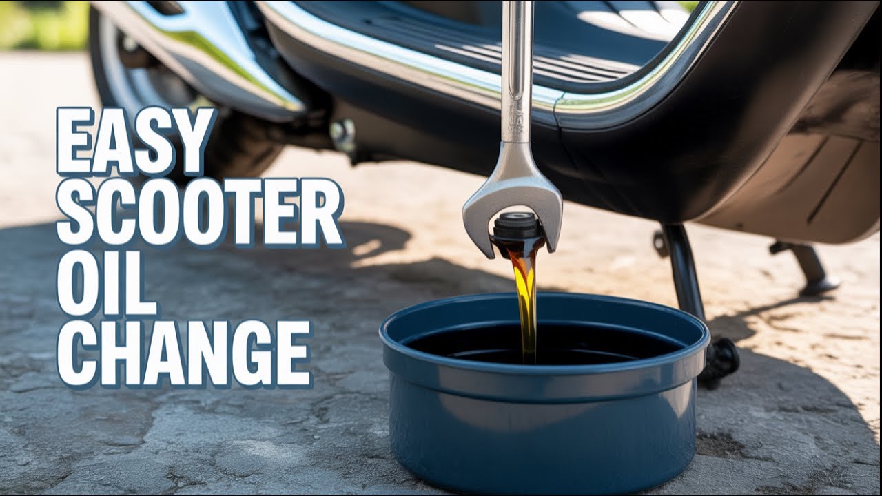 Scooter Oil Change - The Ultimate Guide - YouTube