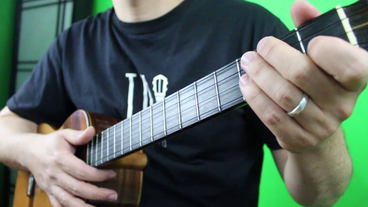 Cuatro for Ukulele Players - Chuck Technique with the right hand - YouTube