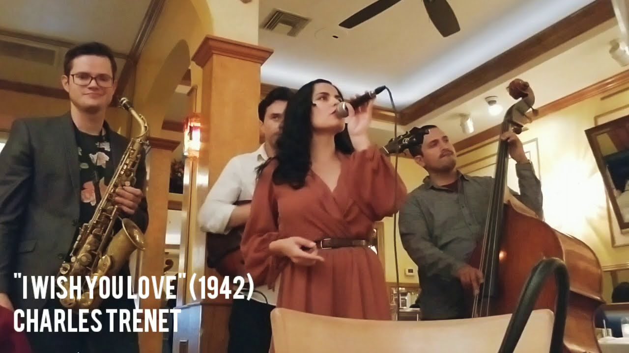 "I Wish You love" (1942) by the Jason Fabus Trio w/ Natalie Mendoza ...