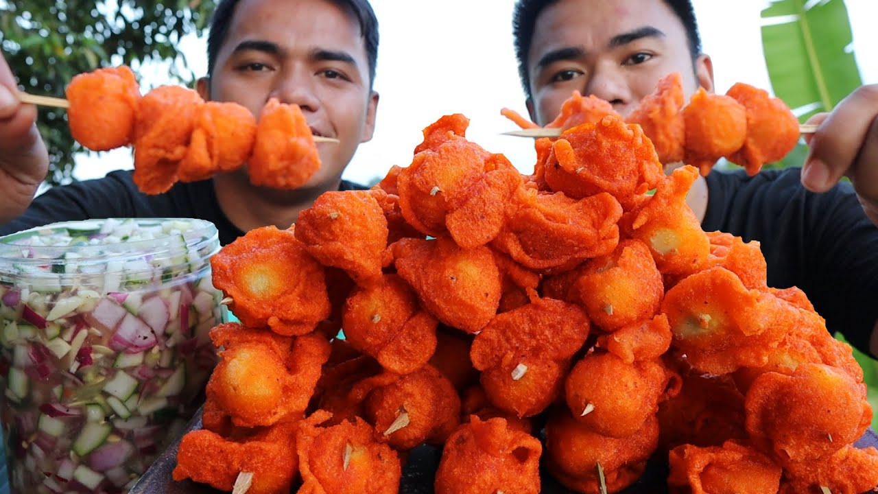 OUTDOOR COOKING | STREET FOOD KWEK KWEK (HD) - YouTube