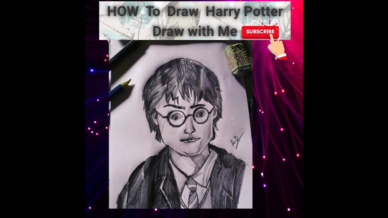 How to draw Harry Potter || how to draw harry potter characters - YouTube