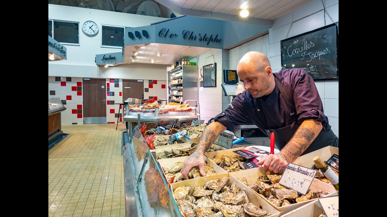 Marche couvert de Passy, Paris - YouTube