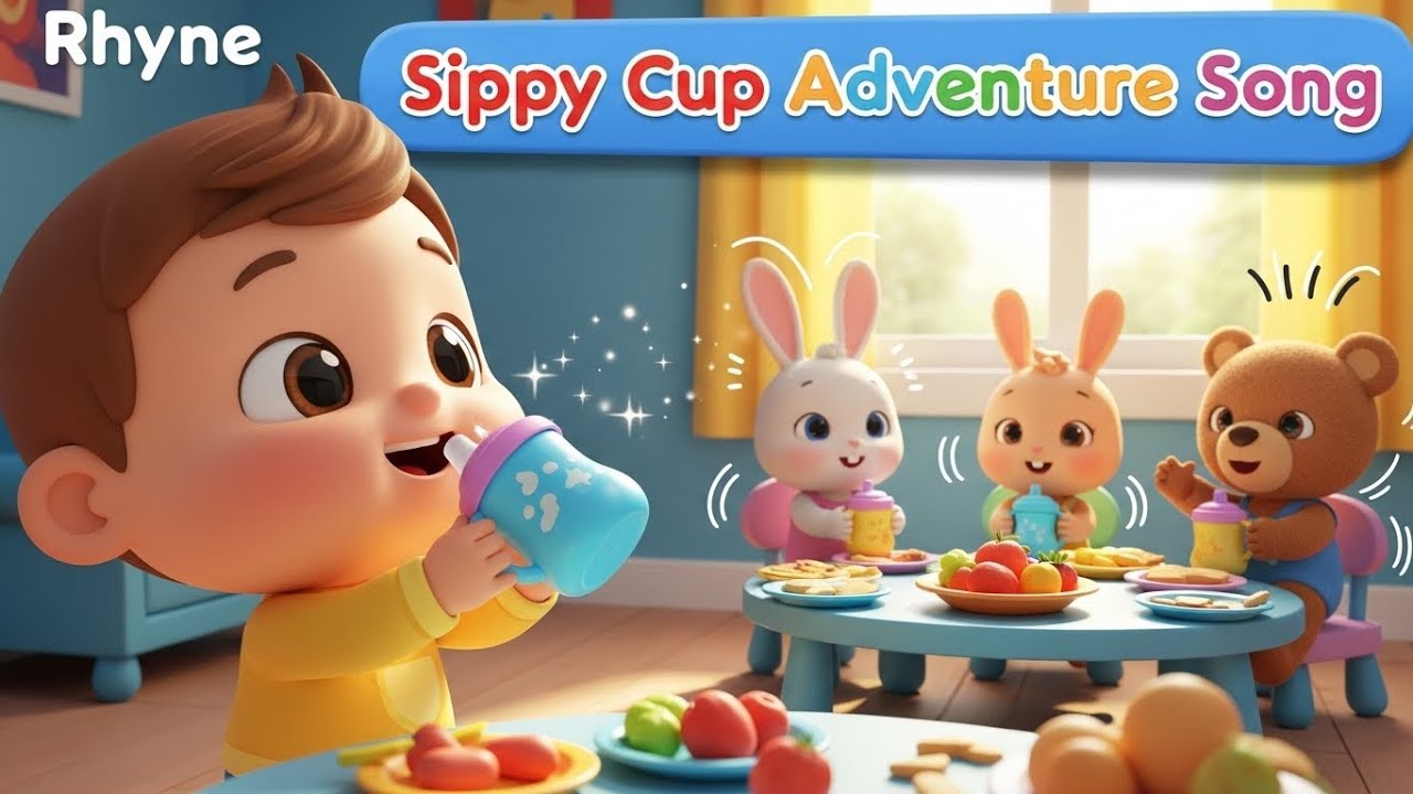 Sippy Cup Adventure Song | Fun Toddler Song for Kids | Nursery Rhyme ...