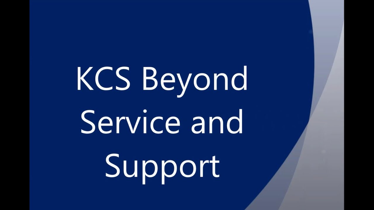 Knowledge Management & KCS Beyond Service & Support - YouTube