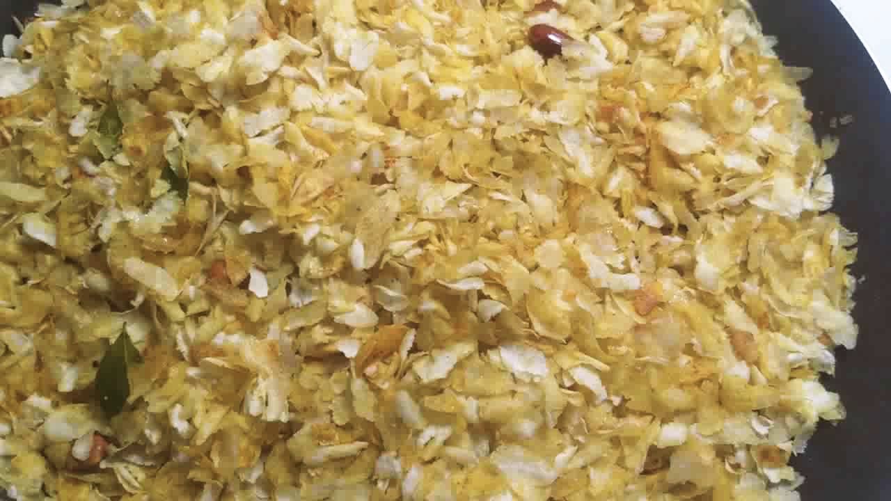 Evening snack Masala Poha/ Atukulu cooking in 2 ways - YouTube