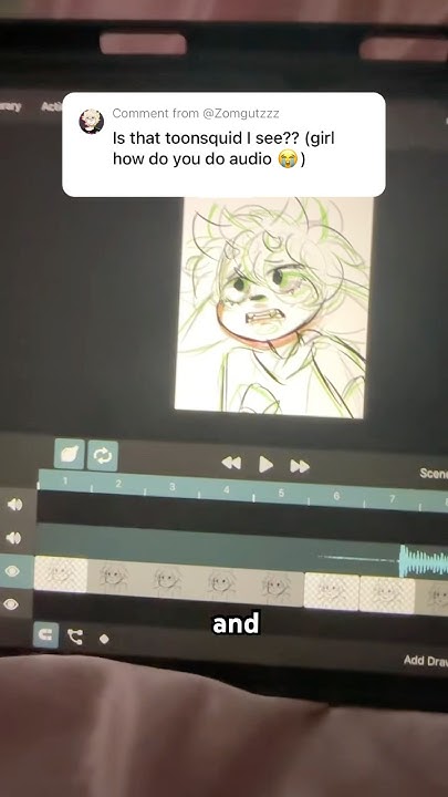 How to import audio in Toonsquid iPad app #artvlog #ipad #toonsquid #animationapp - YouTube