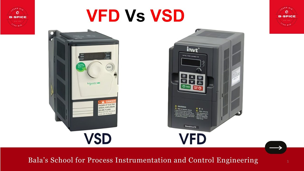 MASTERING VFD - VFD Vs VSD - YouTube