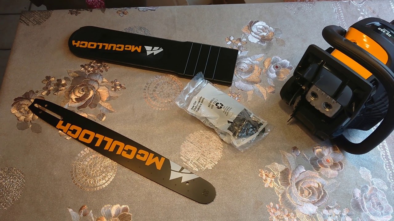 Unboxing McCulloch 450 CS Elite Motorsäge, Chainsaw - YouTube
